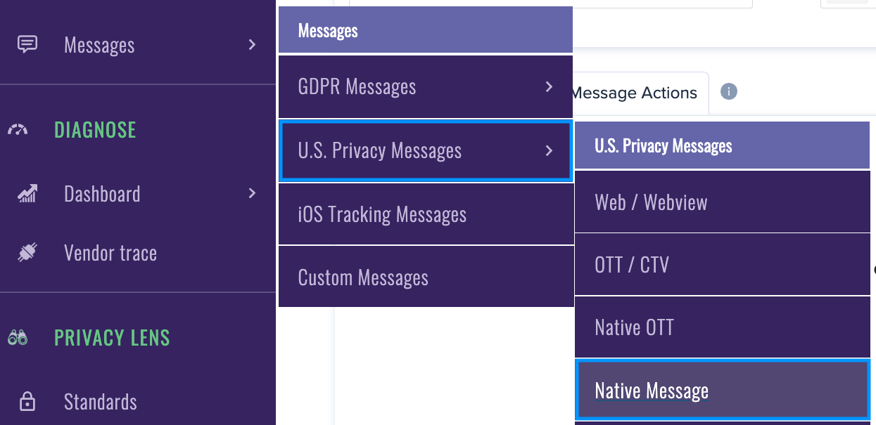 Native App Messages - Message Builder – Sourcepoint