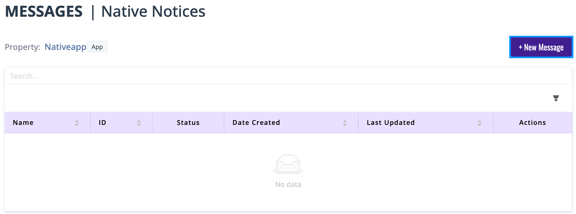 Native App Messages - Message Builder – Sourcepoint