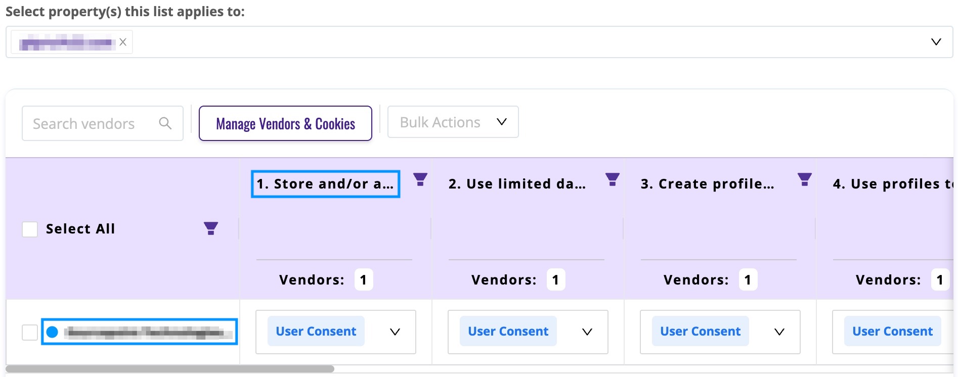 Consent actions (GDPR TCF and GDPR Standard) – Sourcepoint