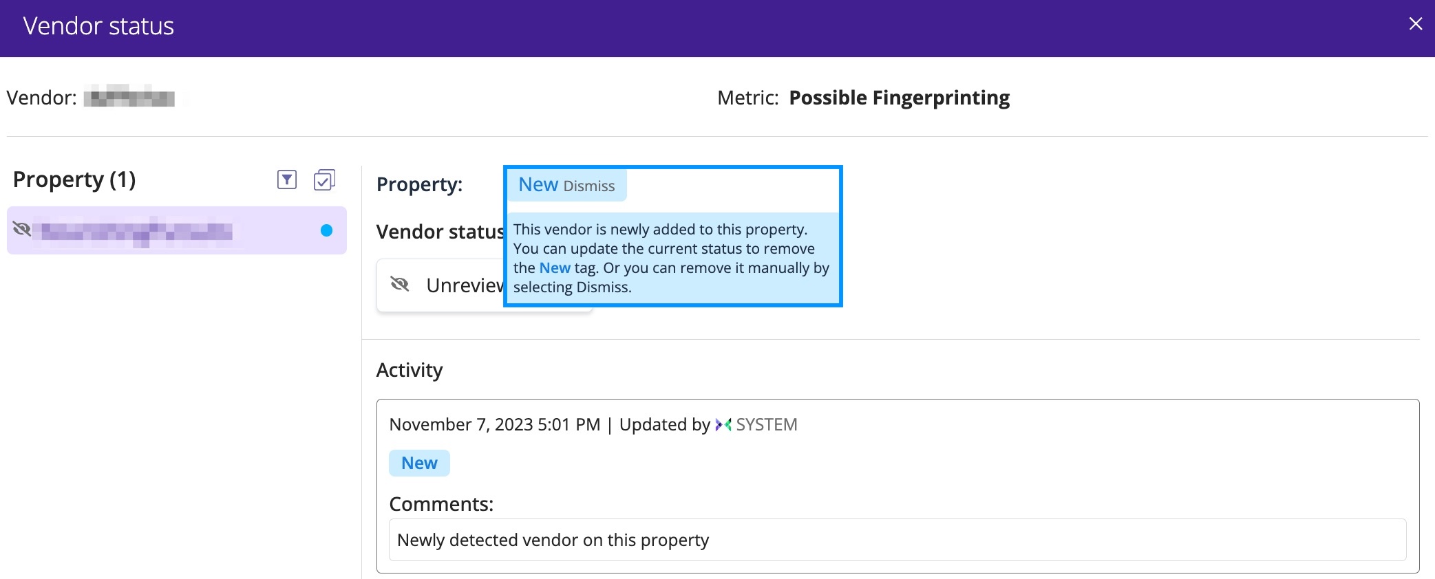Vendor tag glossary – Sourcepoint