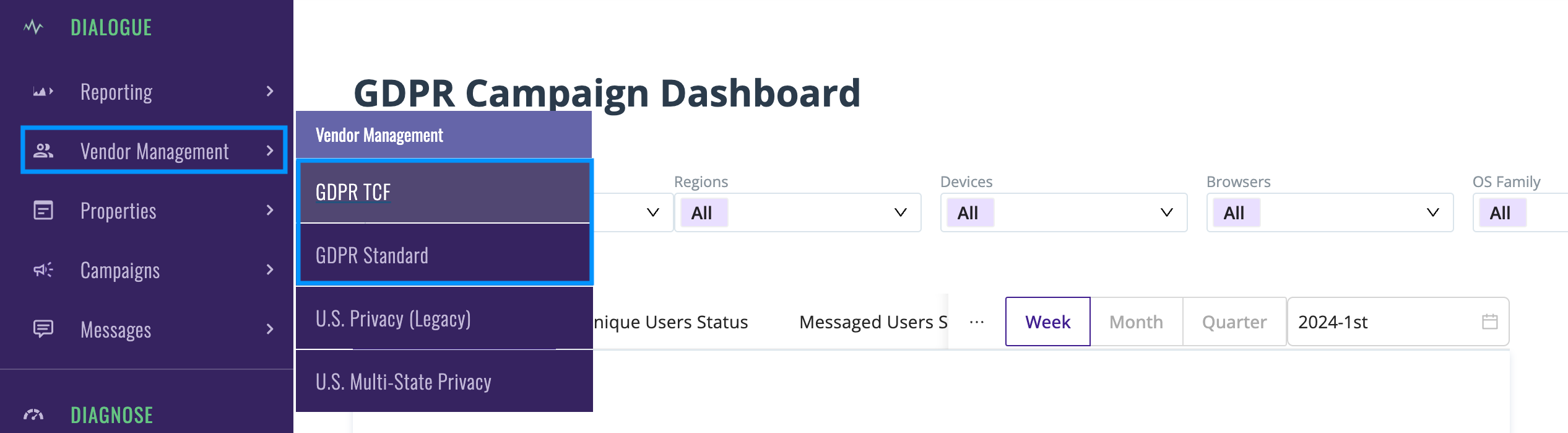 Add vendor to vendor list (GDPR TCF and GDPR Standard) – Sourcepoint
