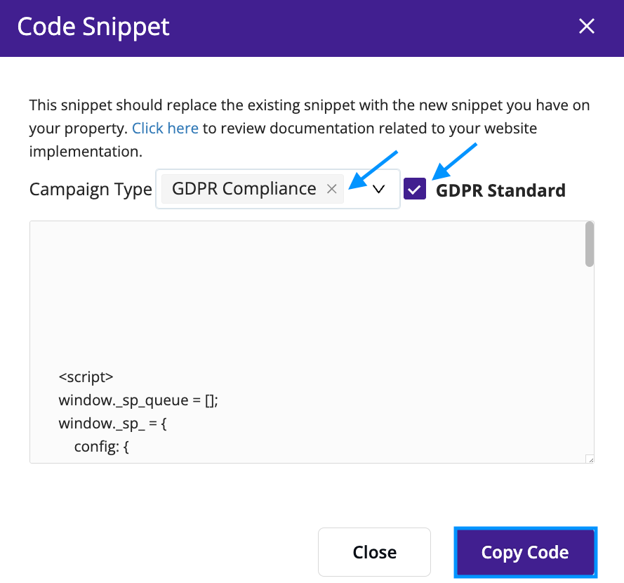GDPR Standard implementation guide (web) – Sourcepoint