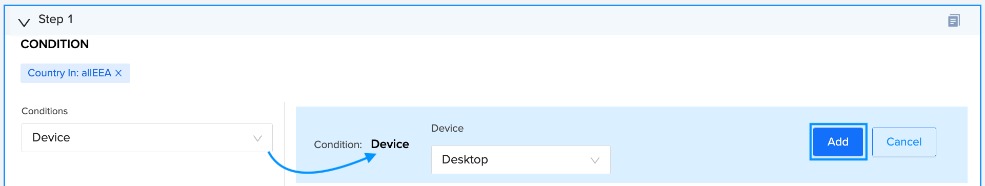 Create scenario – Sourcepoint