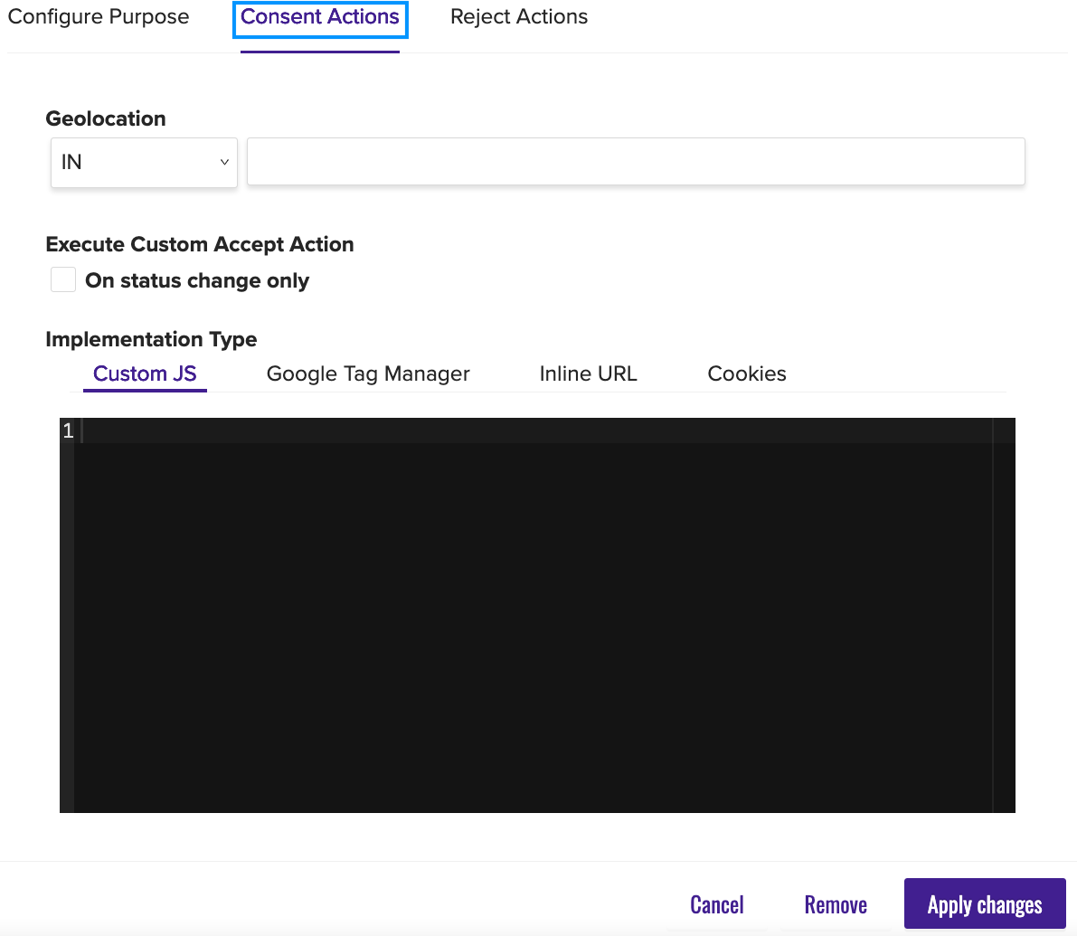 Consent actions (GDPR TCF and GDPR Standard) – Sourcepoint