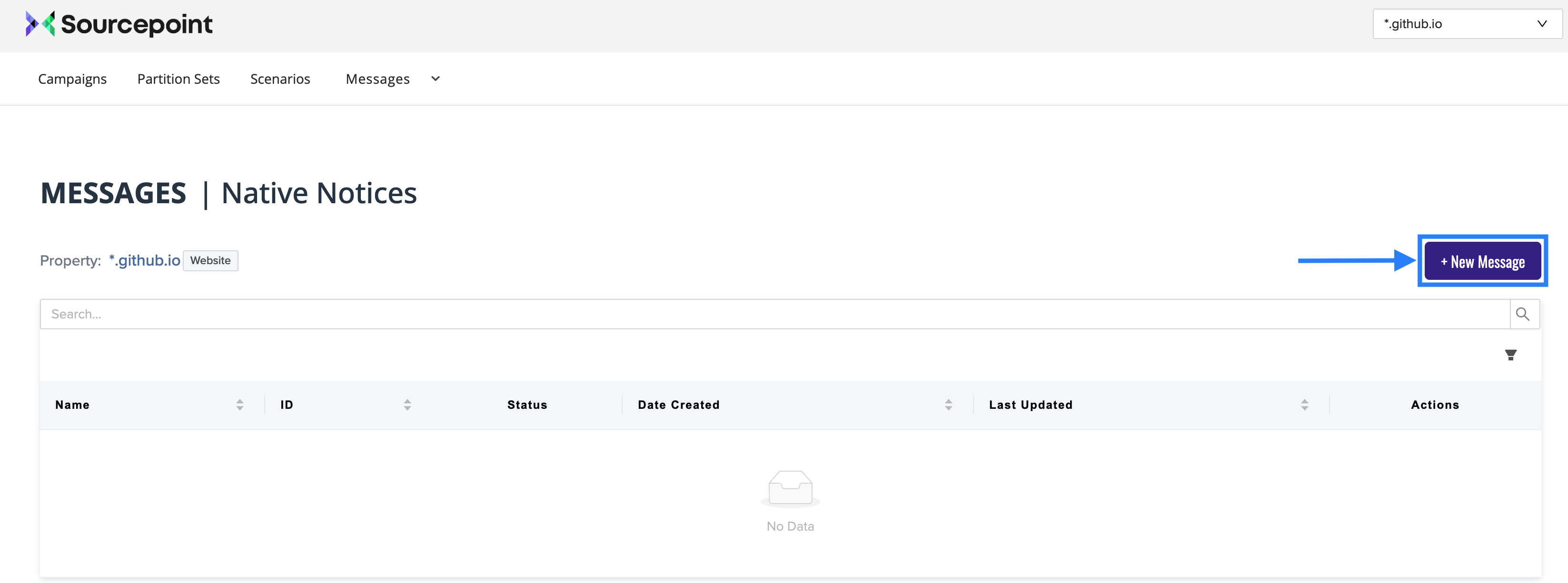 Native App Messages - Message Builder – Sourcepoint