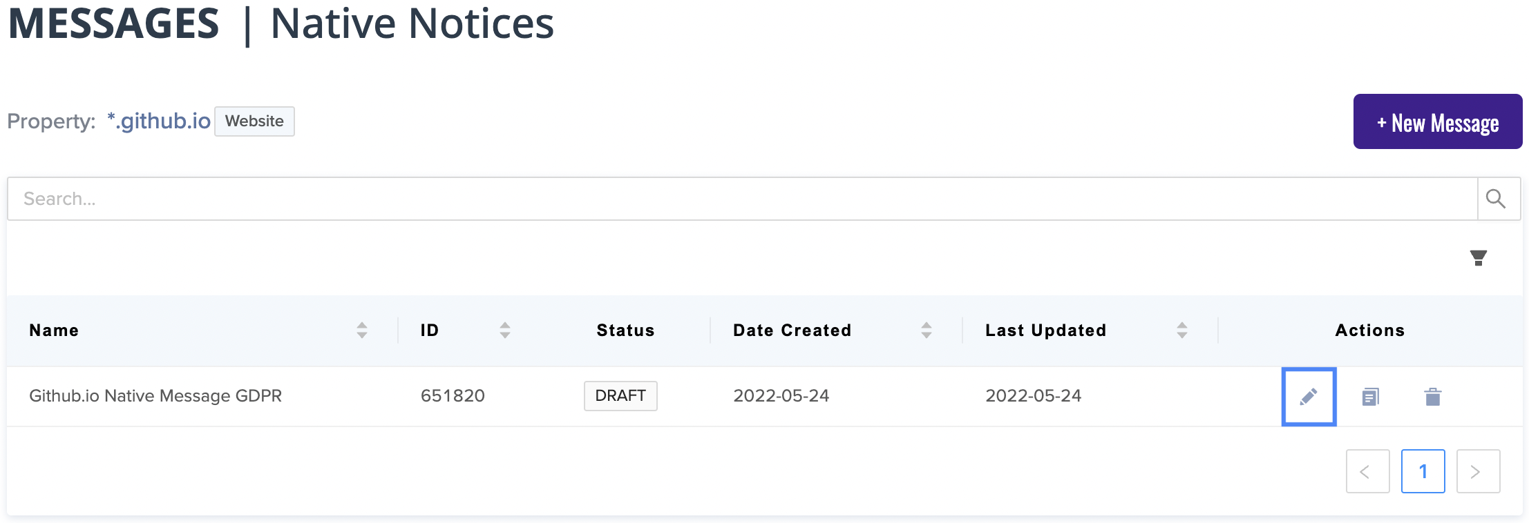 Native App Messages - Message Builder – Sourcepoint